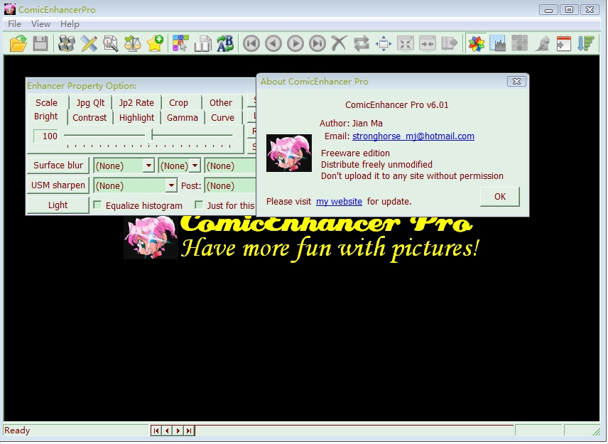 如何用老马软件ComicEnhancerPro_chnv5.06批量图片透明 - 软件经验交流展望 - FreeMdict Forum